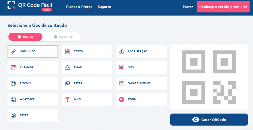 Cómo crear un QR Code para un sitio web