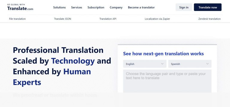 Los 8 mejores traductores de sitios web